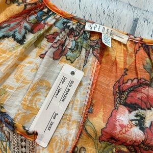 Spense | Tops | Nwt Spense Lace Trimmed Vneck Blouse | Poshmark